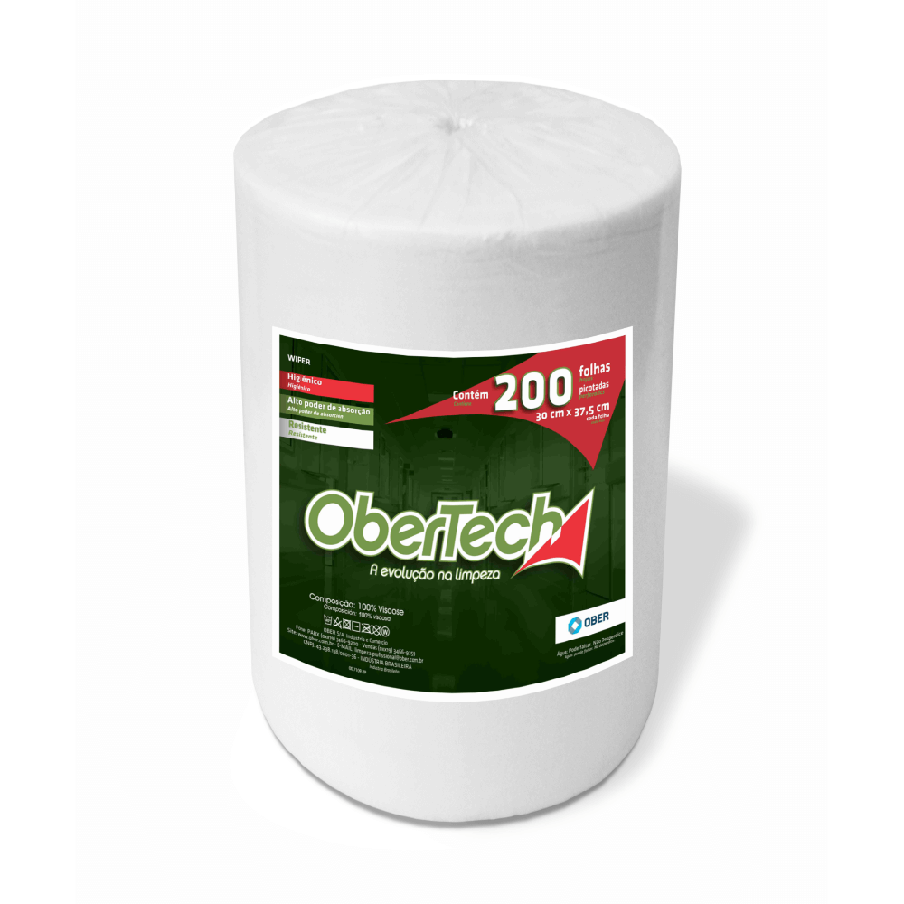 OBER Shop - Pano Multiuso Wiper Obertech - 30cm X 75m - 70g/m² - 200 ...