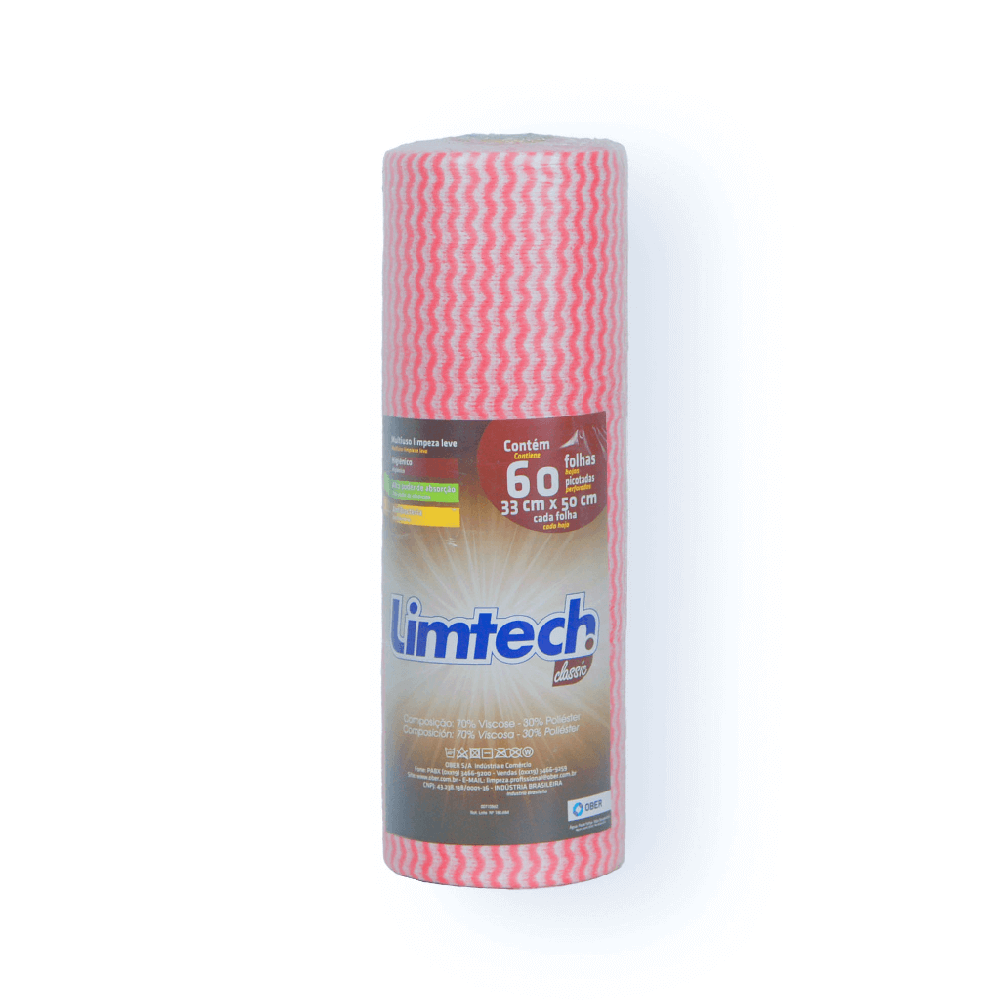 OBER Shop - Pano Multiuso Limtech Wave - 33cm X 30m - 60 Folhas - 45g ...